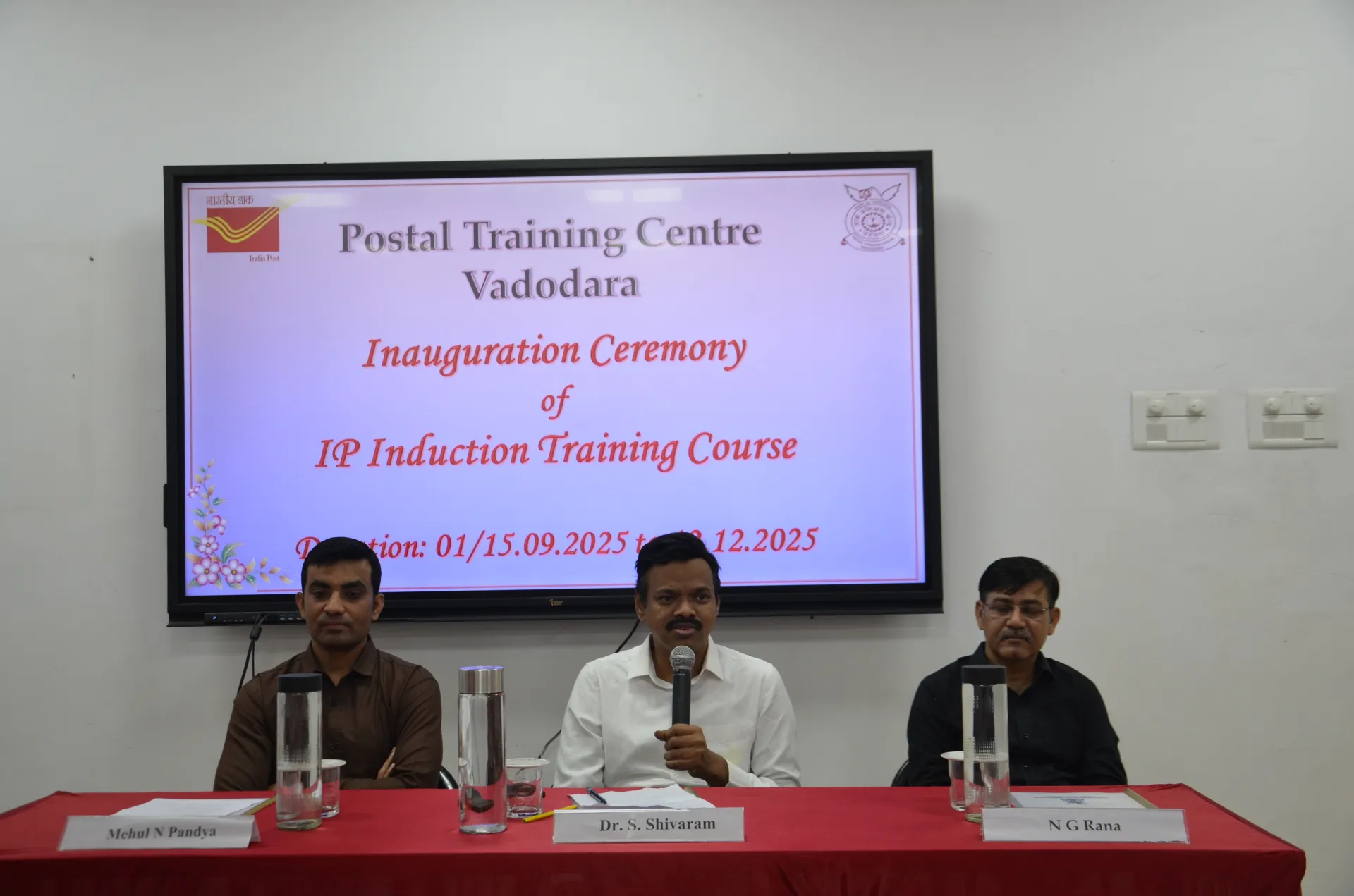 Inauguration Ceremony of IP Induction Period - 01/15.09.2025 to 12.12.2025 - Photo Gallery